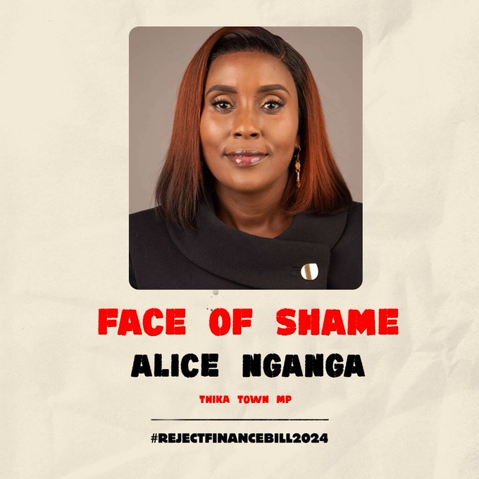 Wall of Shame Finance Bill 2024