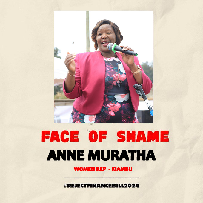 Wall of Shame Finance Bill 2024