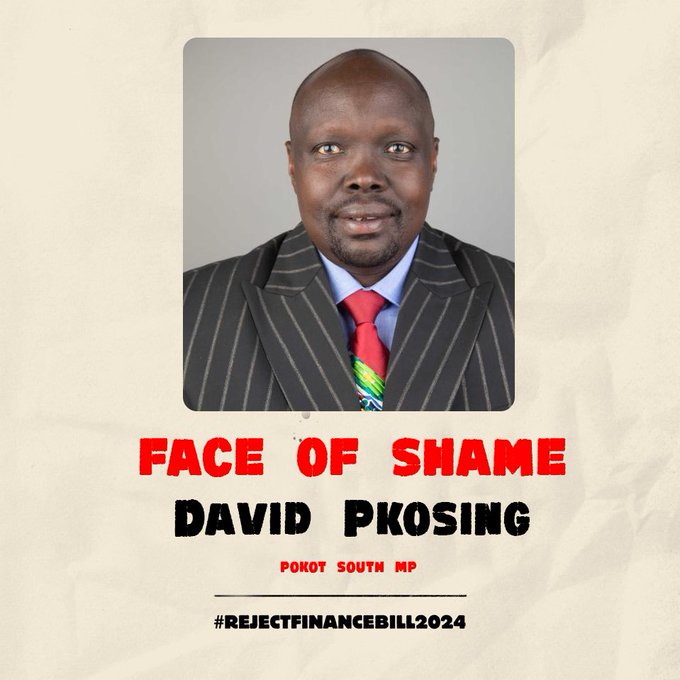 Wall of Shame Finance Bill 2024